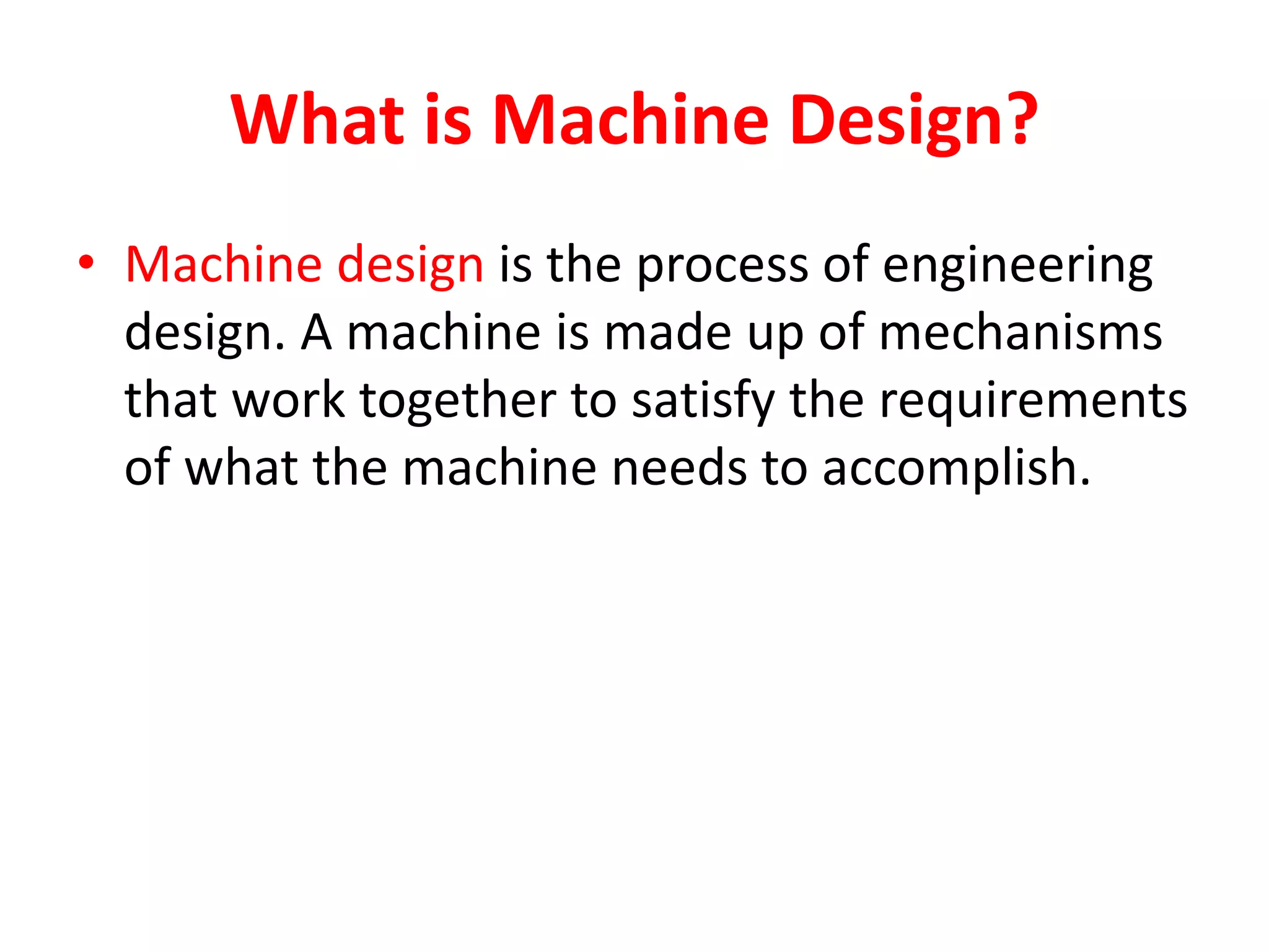 Design of Machine | PPTX