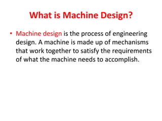 Design of Machine | PPTX