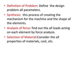 Design of Machine | PPTX