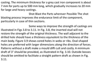 DESIGN CONSIDERATION IN CASTING | PPTX