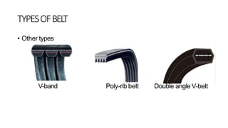 design of belt drive and chain drive | PPTX
