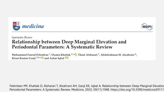 DME deep margin elevation brief ppt.pptx