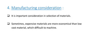 selection of material | PPTX