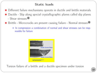 Theories of Failure- Design of Machine Elements-I (DME) | PDF
