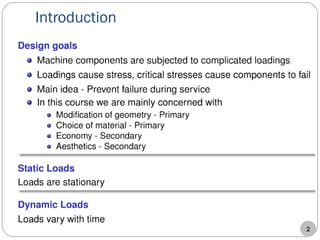 Theories of Failure- Design of Machine Elements-I (DME) | PDF