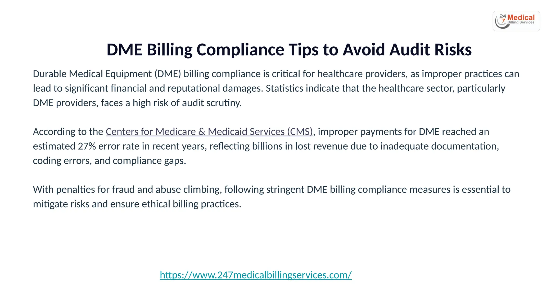 DME Billing Compliance Tips to Avoid Audit Risks.pptx