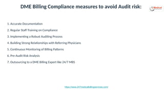 DME Billing Compliance Tips to Avoid Audit Risks.pptx