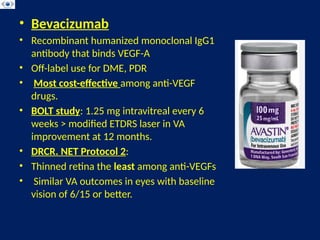 DIABETIC MACULAR EDEMA . RETINA . DIAGNOSIS . MANAGEMENT | PPTX