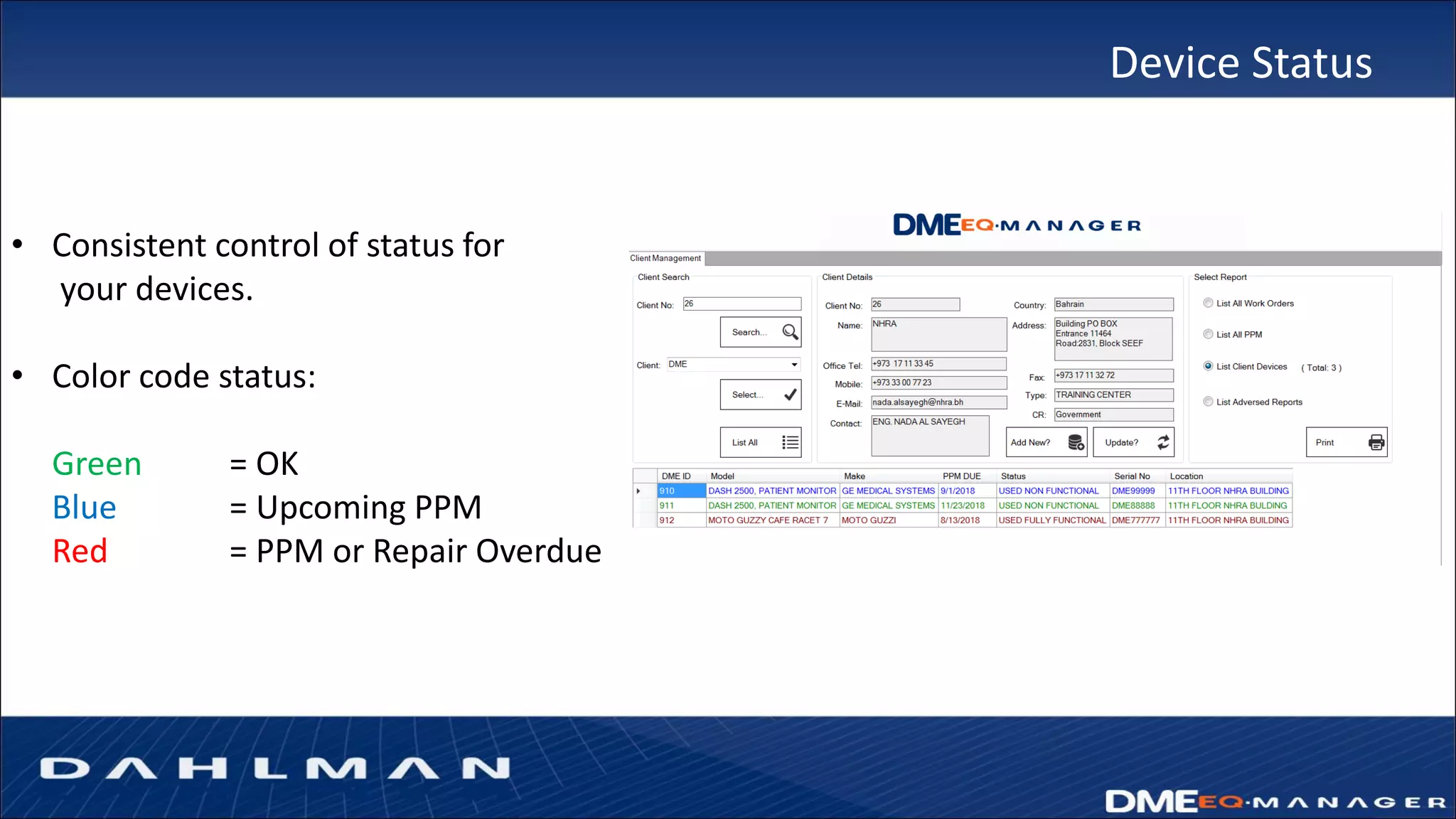DME EQ Manager - Medical device management | PDF