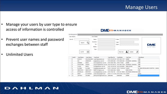 DME EQ Manager - Medical device management | PPT