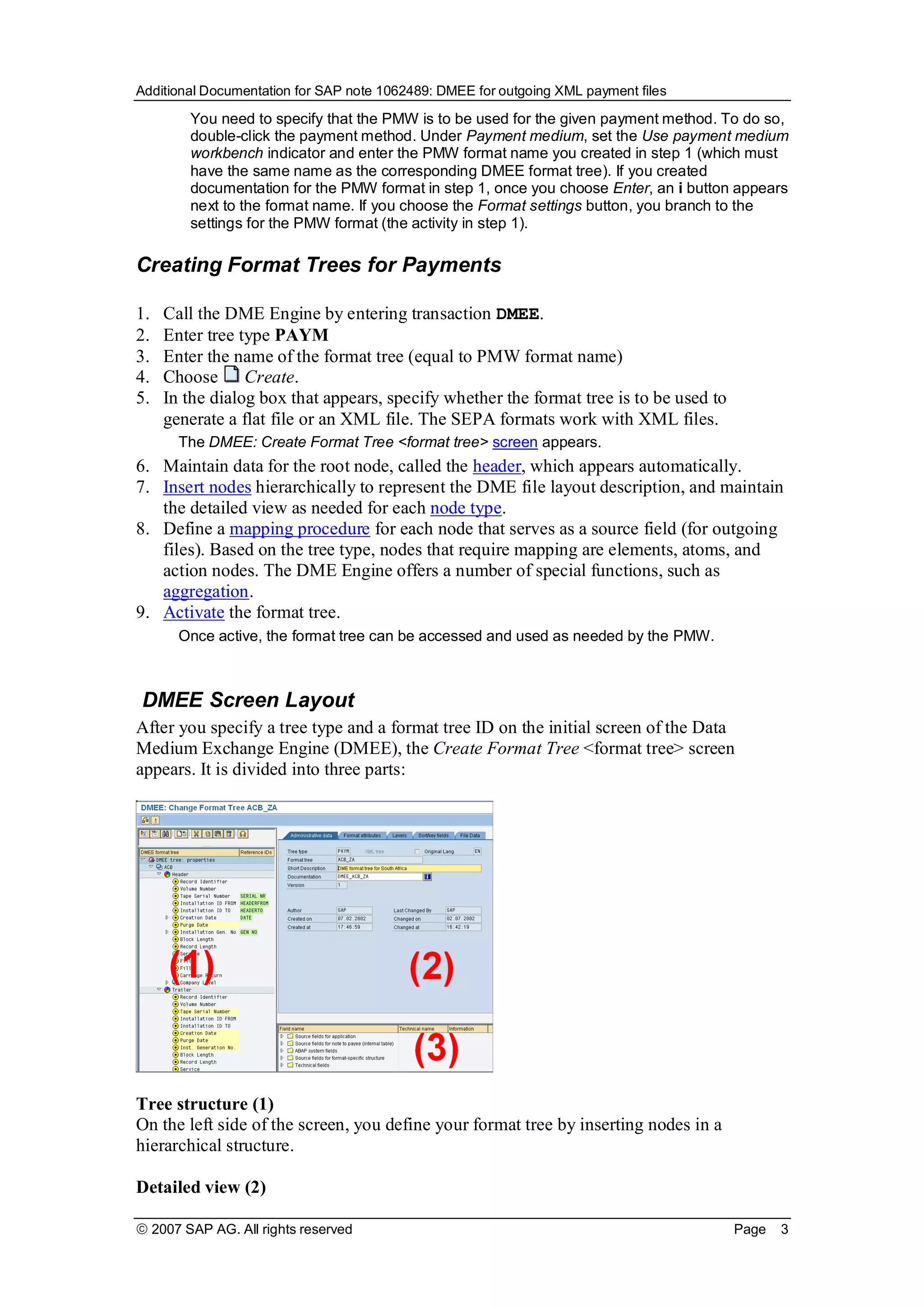 Dmee sap online_help | PDF