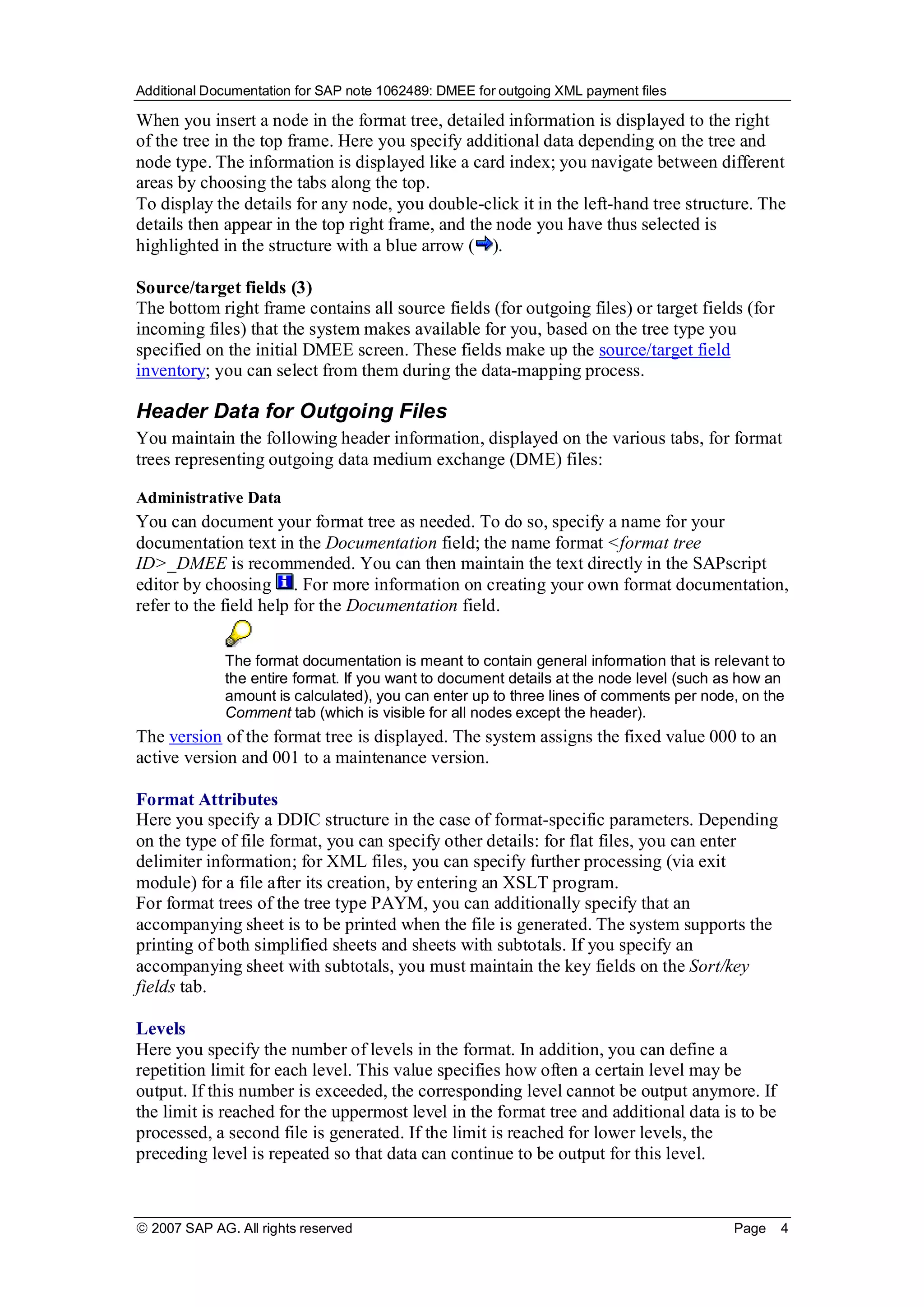 Dmee sap online_help | PDF