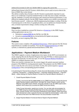 Dmee sap online_help | PDF