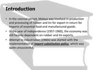 Malaysian Development Policies | PPTX