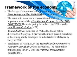 Malaysian Development Policies | PPTX