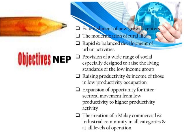 Malaysian Development Policies | PPTX | Economy | Business and Finance