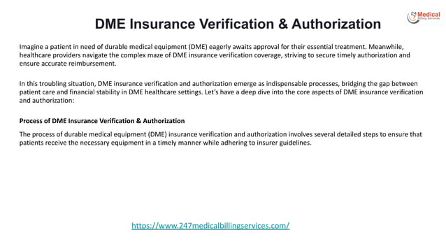DME Insurance Verification & Authorization.pdf