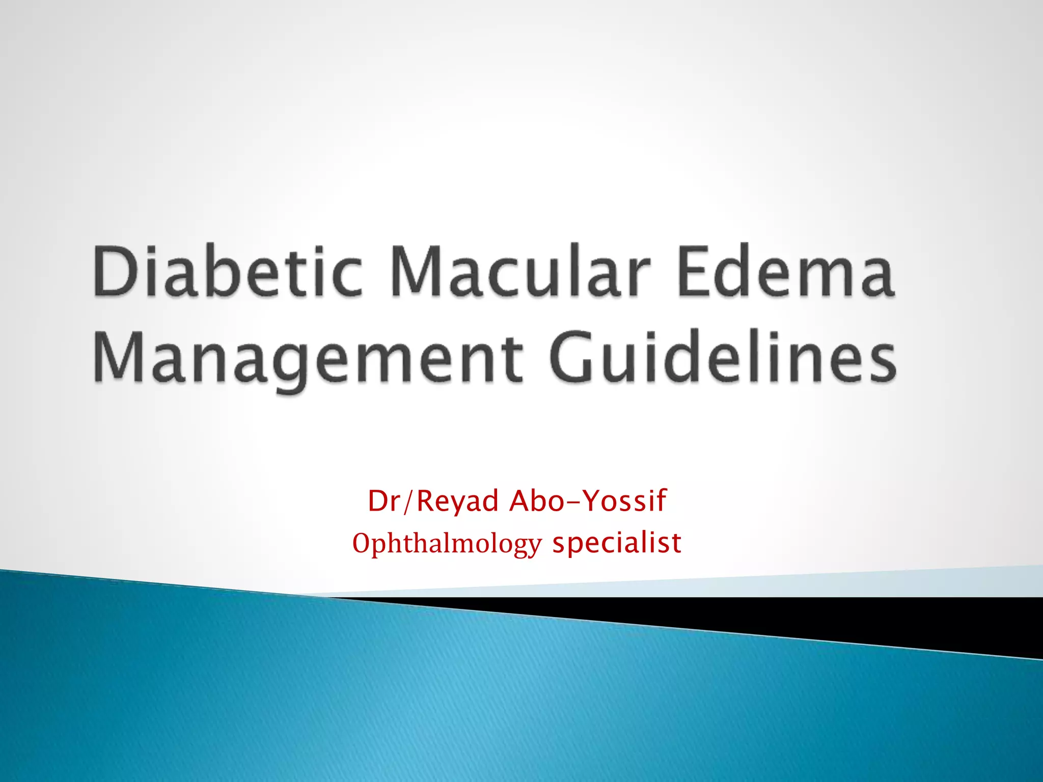 DME Management Guidelines | PPTX