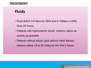 DIABETIC EMERGENCIES- DKA / HONK / HYPOGLYCEMIA | PPTX