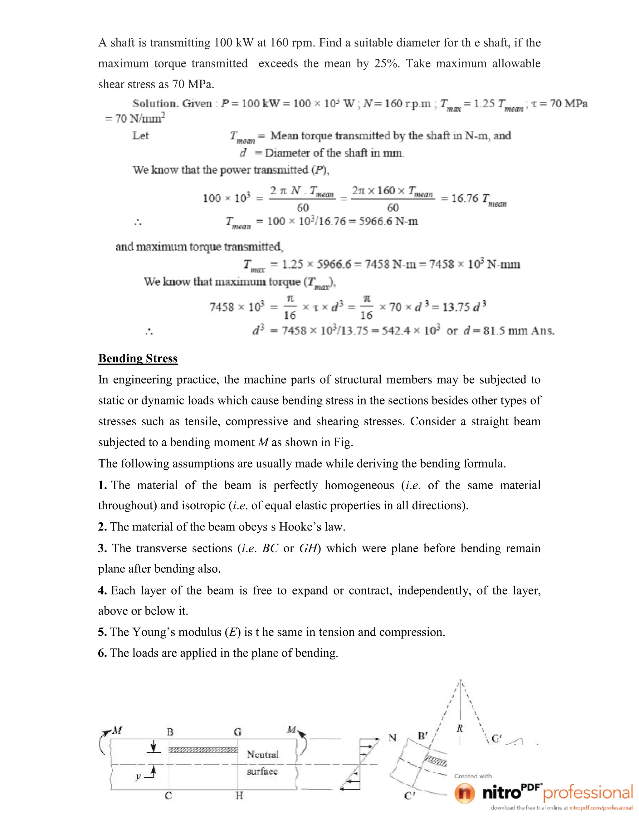 DESIGN OF MACHINE ELEMENTS NOTES.PDF SHARE | PDF | Physics | Science