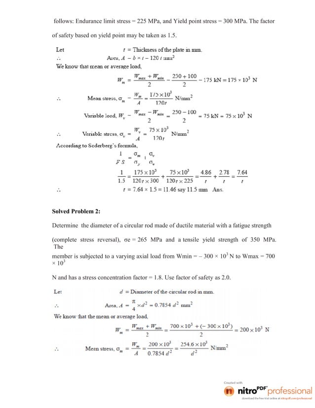 DESIGN OF MACHINE ELEMENTS NOTES.PDF SHARE | PDF | Physics | Science