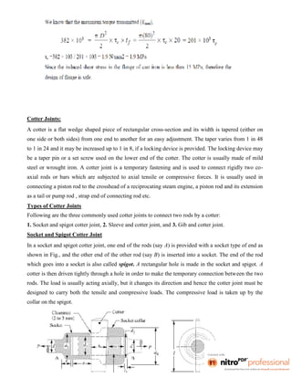 DESIGN OF MACHINE ELEMENTS NOTES.PDF SHARE | PDF