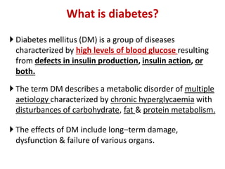 Dm epidemiology | PDF