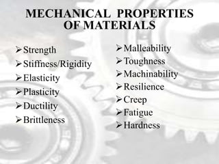 Design considerations and engineering materials | PPTX