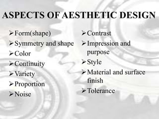 Design considerations and engineering materials | PPTX