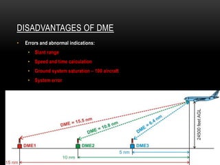 Distance Measuring Equipment (DME) power point Presentation for aircraft | PPT