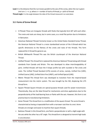 DME unit 1 notes 2021 rev for diploma mechanical engineering | PDF