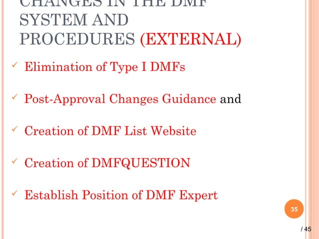 DMF -Drug Master File | PPT | Pharmaceutical Industry | Industries