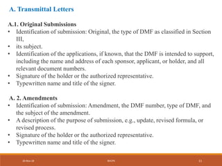 Drug master file | PPTX