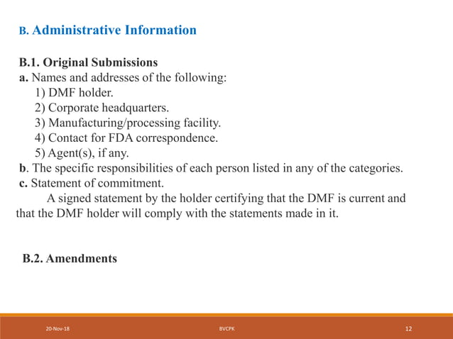 Drug master file | PPTX | Pharmaceutical Industry | Industries