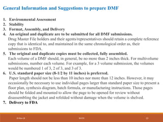 Drug master file | PPTX