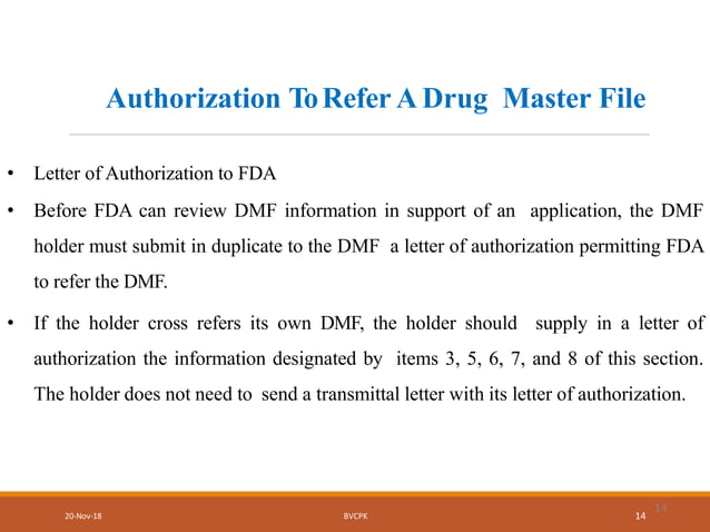 Drug master file | PPTX | Pharmaceutical Industry | Industries