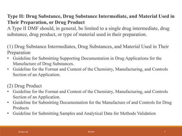 Drug master file | PPTX | Pharmaceutical Industry | Industries