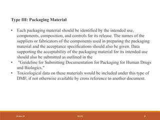 Drug master file | PPTX