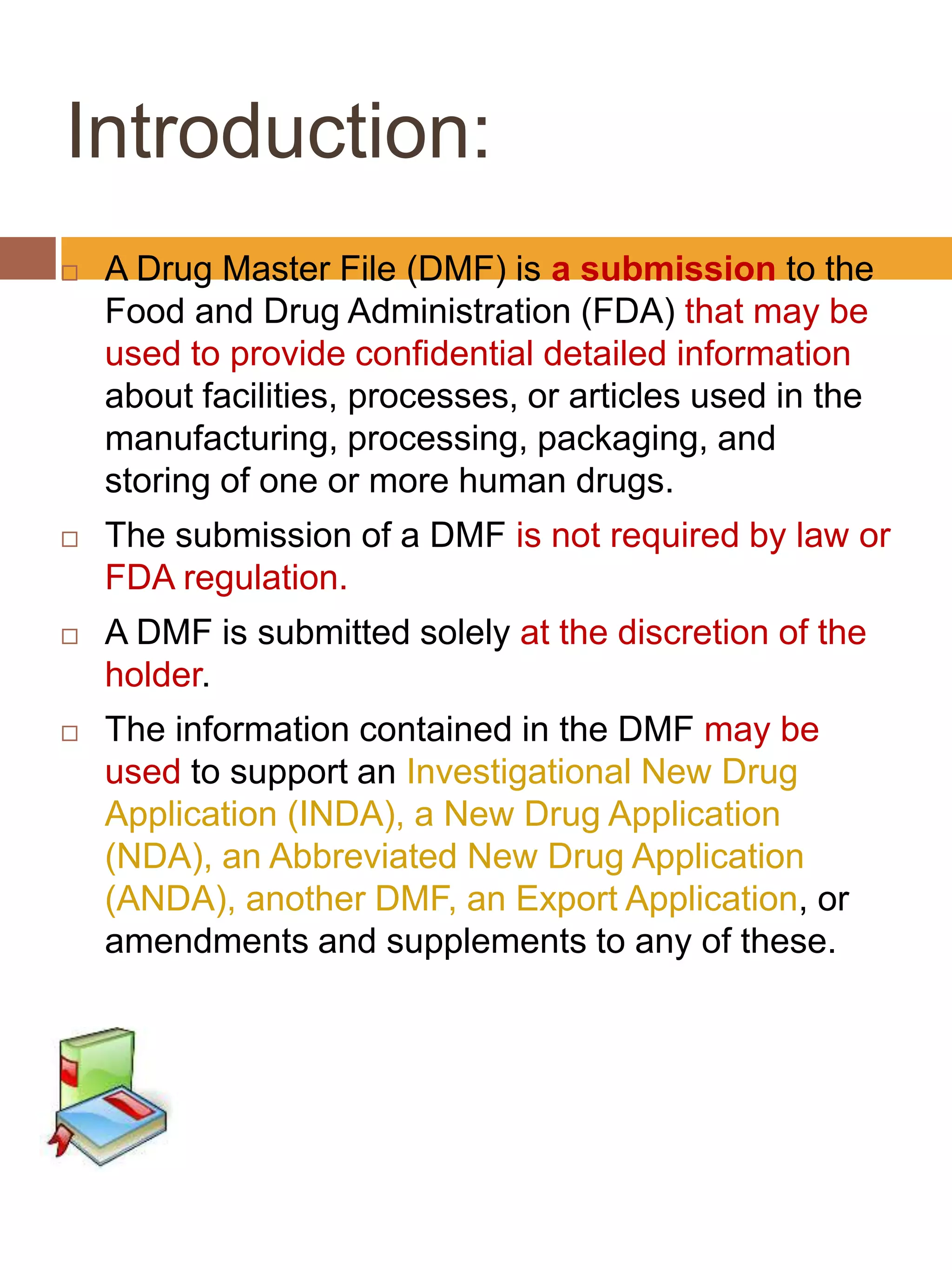 Drug master file | PPTX