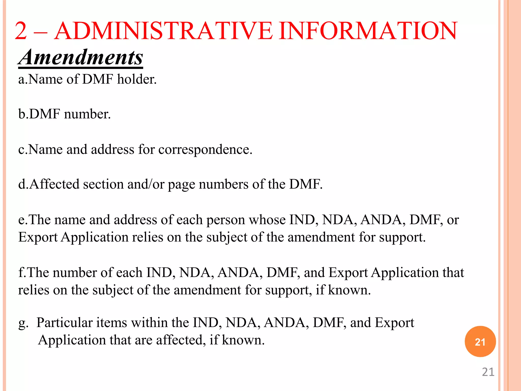 DMF- Drug Master File | PPT