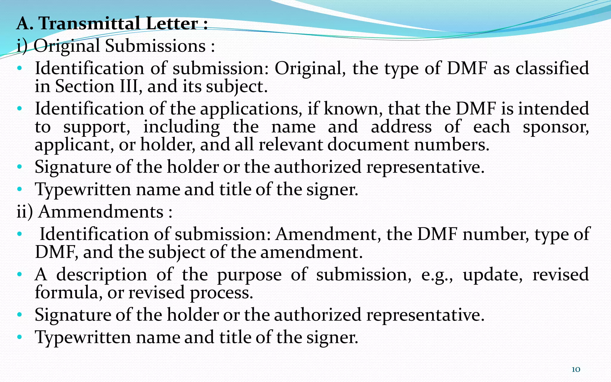 DMF Drug Master File | PPTX