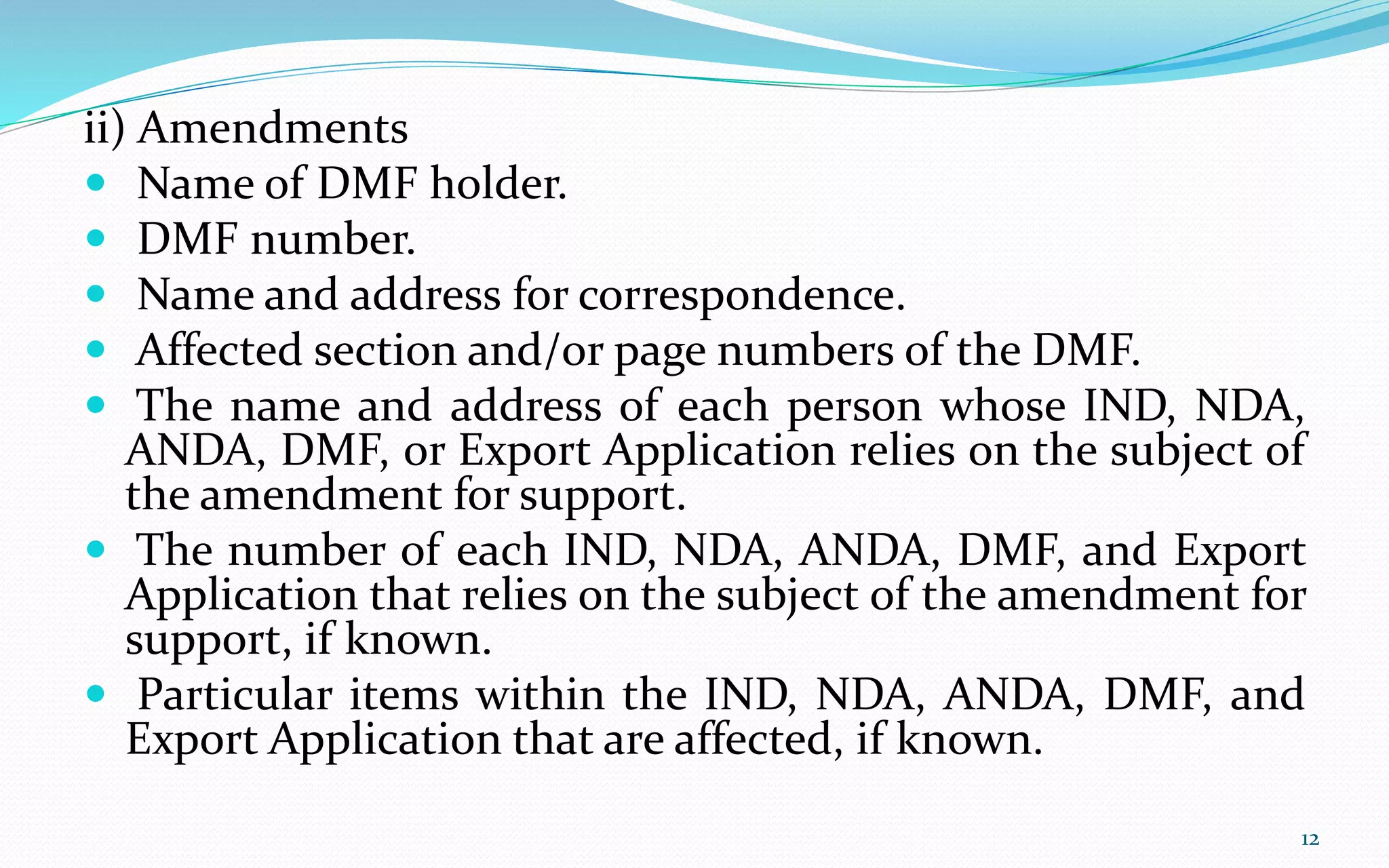 DMF Drug Master File | PPTX