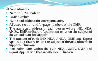 DMF Drug Master File | PPTX