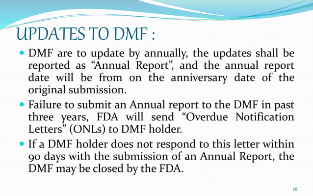 DMF Drug Master File | PPTX | Pharmaceutical Industry | Industries