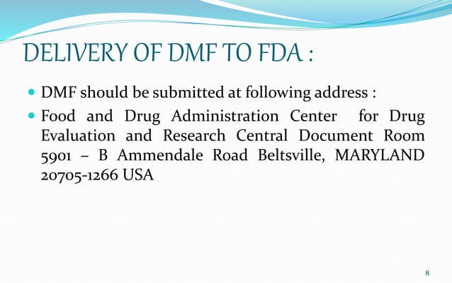 DMF Drug Master File | PPTX | Pharmaceutical Industry | Industries