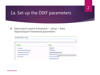 Dynamics AX DMF vendor and its alternate address | PPT