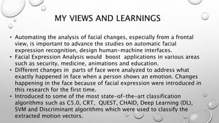 Data Mining - Facial Expression Recognition | PPT