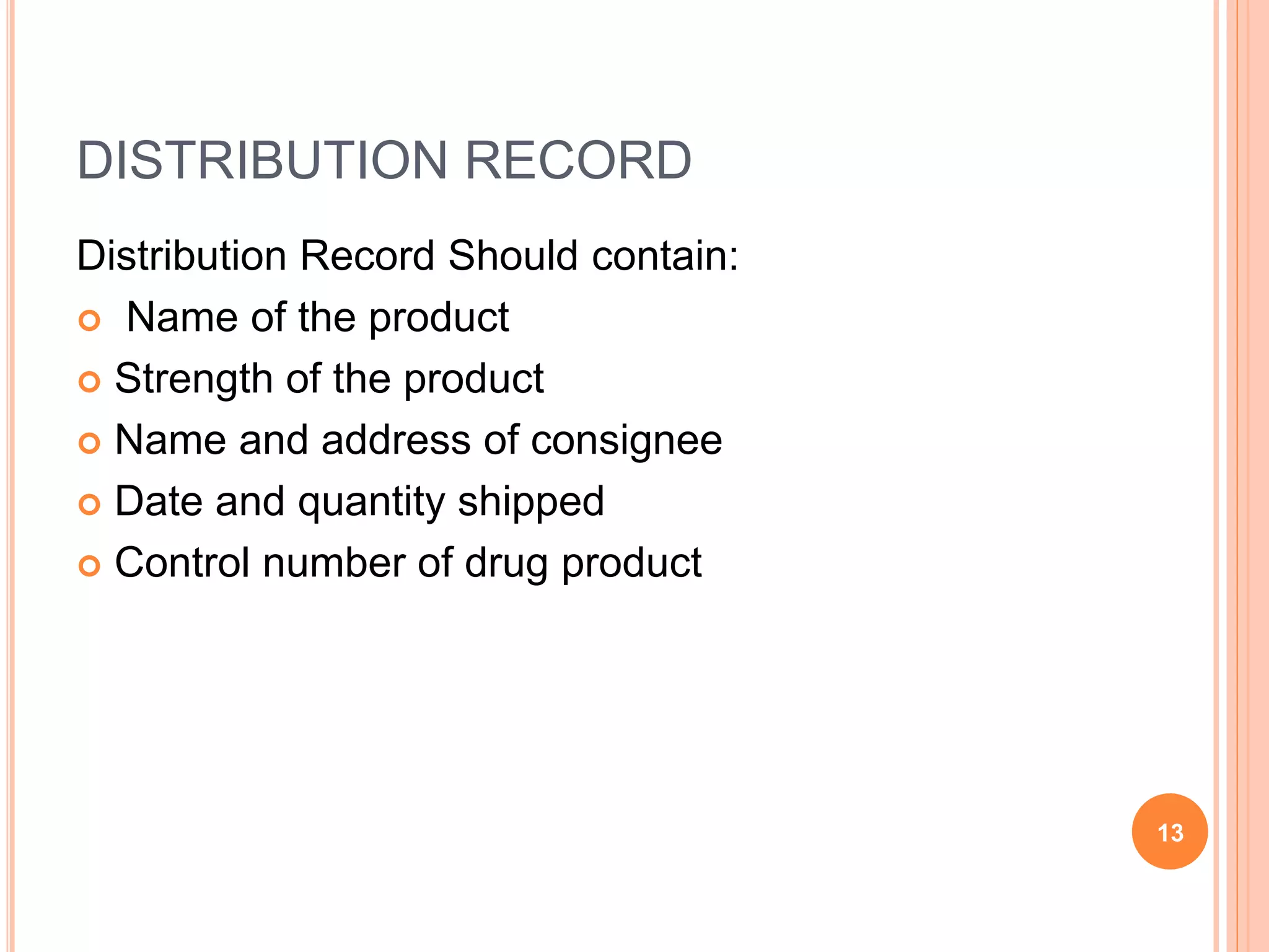 Dmf and distribution record | PPTX
