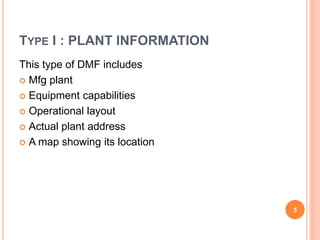 Dmf and distribution record | PPTX
