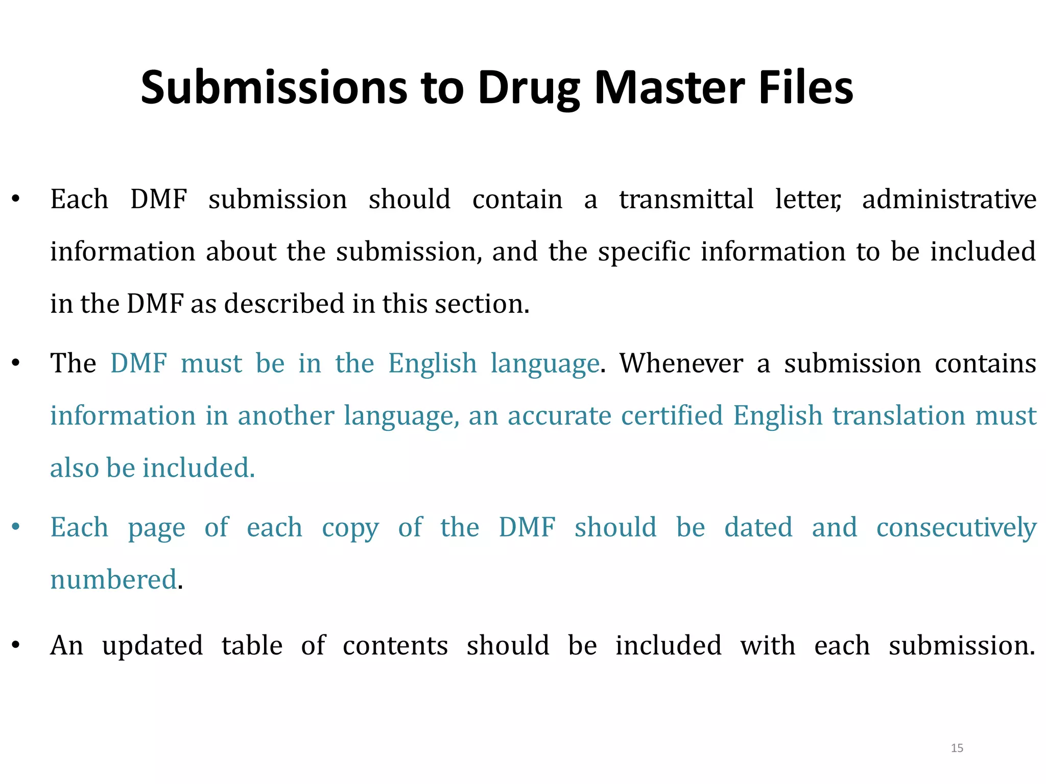 Dmf & distribution records seminor | PPTX